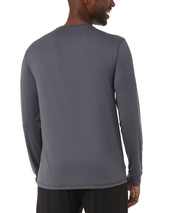 32 Degrees Men's Crewneck Long-Sleeve Pajama Shirt - Macy's