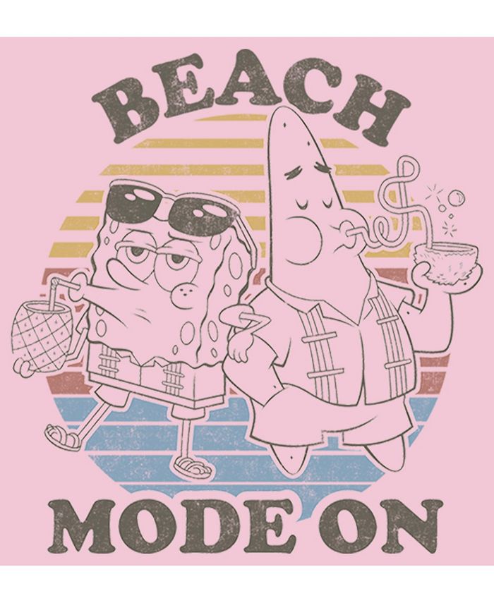 Nickelodeon Girl's SpongeBob SquarePants Beach Mode On Child T-Shirt ...