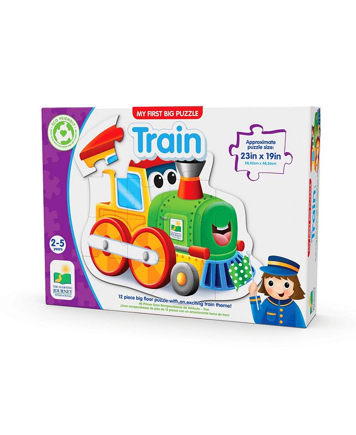 The Learning Journey - My First Big Vehicle Floor Train 12 Piece Puzzle ...