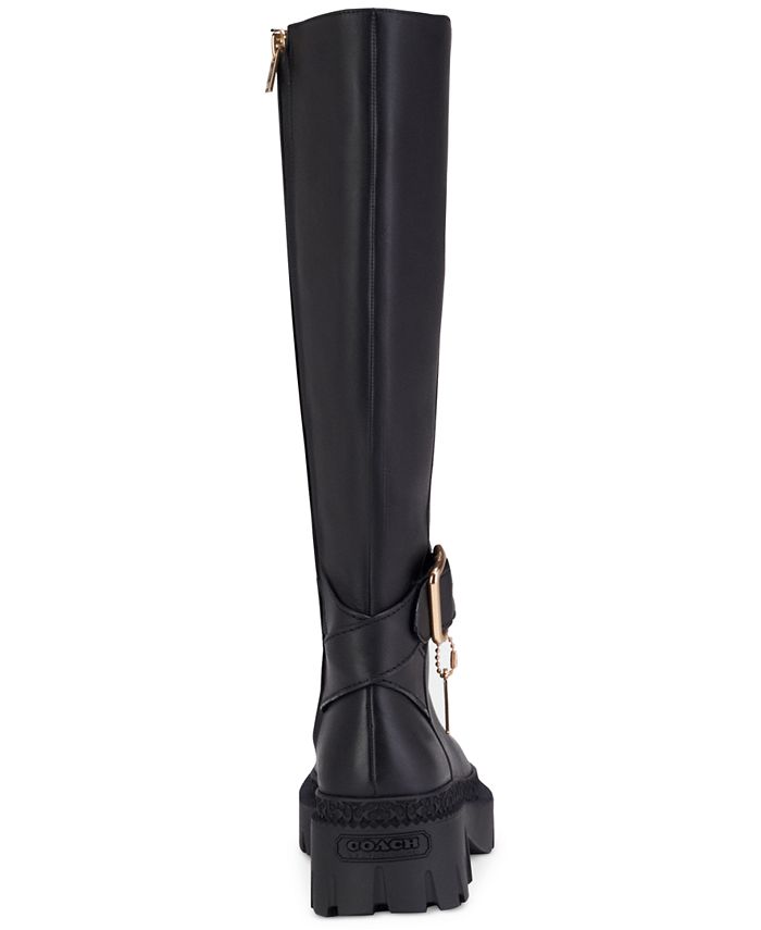 COACH Women's James Tall Buckled Riding Boots - Macy's