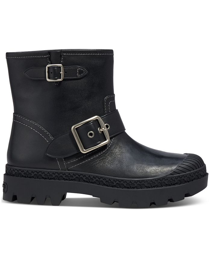 COACH Women's Trooper Moto Booties & Reviews - Booties - Shoes - Macy's