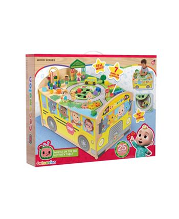 Cocomelon Wheels on the Bus Wood Activity Table, 28 Piece & Reviews ...