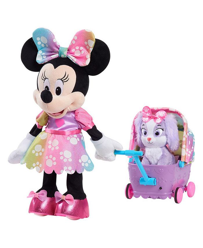 Minnie Mouse Wagging' Wagon Feature Plush Set - Macy's