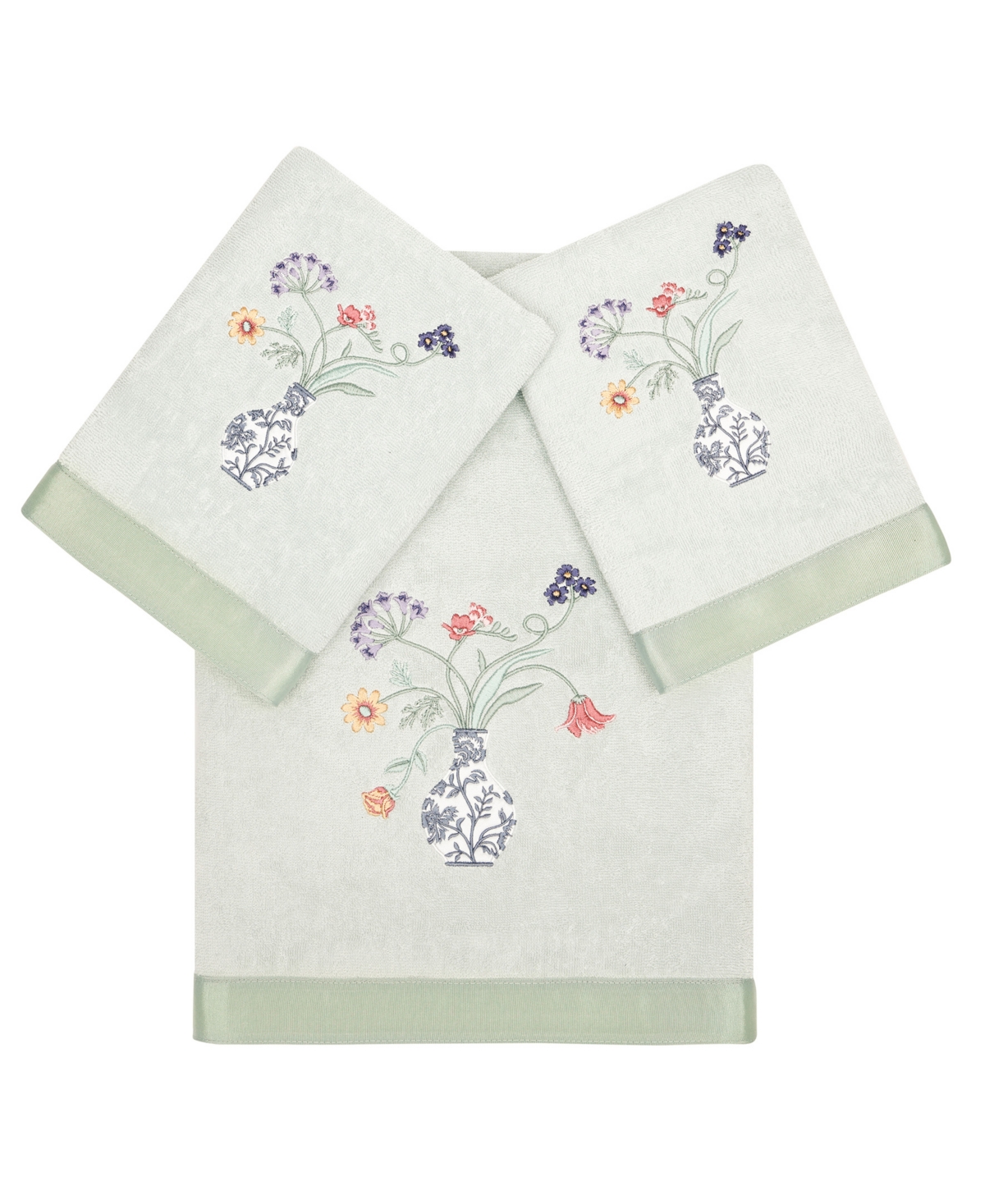 Click here for Linum Home Turkish Cotton Stella Embellished 3-Pc.... prices