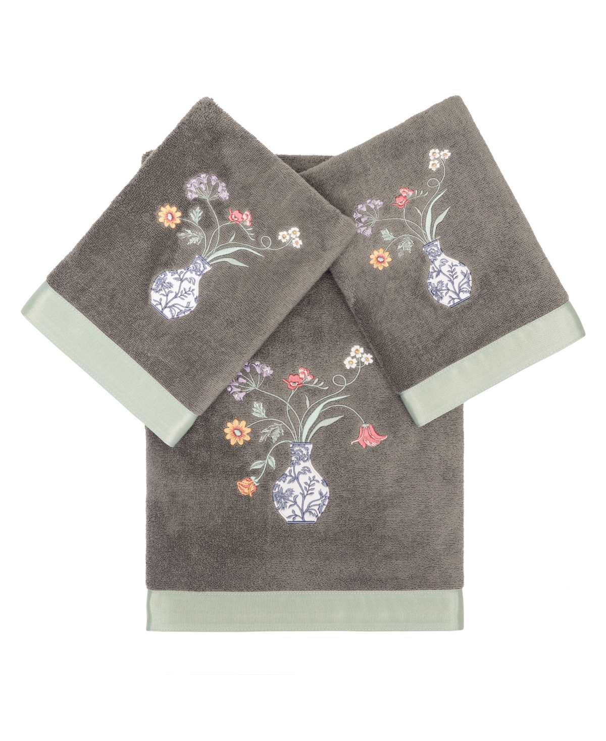 Click here for Linum Home Turkish Cotton Stella Embellished 3-Pc.... prices