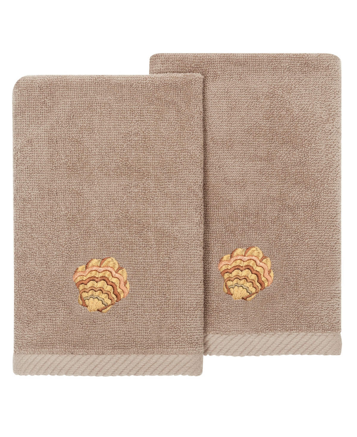 Click here for Linum Home Turkish Cotton Aaron Embellished 2-Pc.... prices
