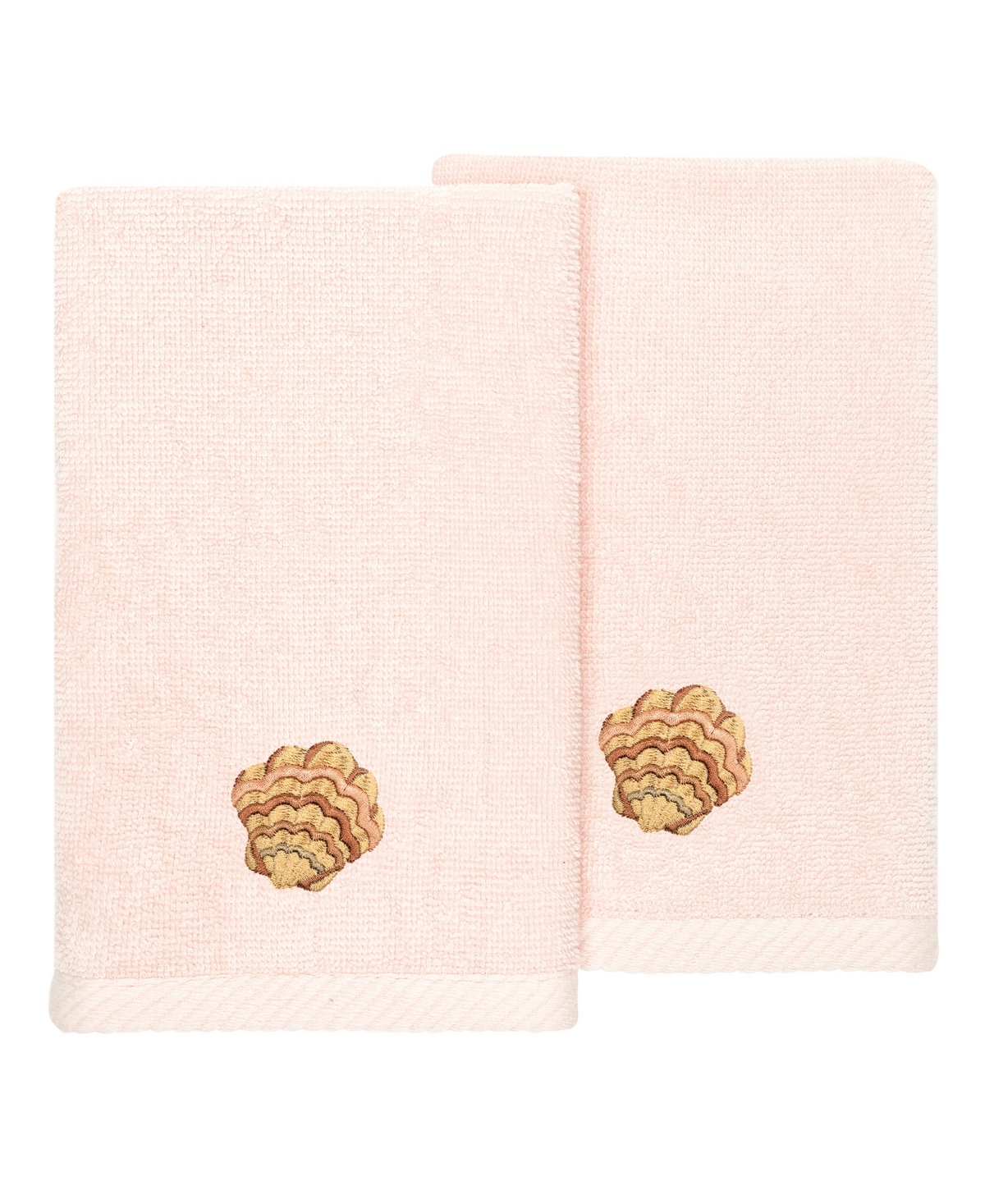 Click here for Linum Home Turkish Cotton Aaron Embellished 2-Pc.... prices
