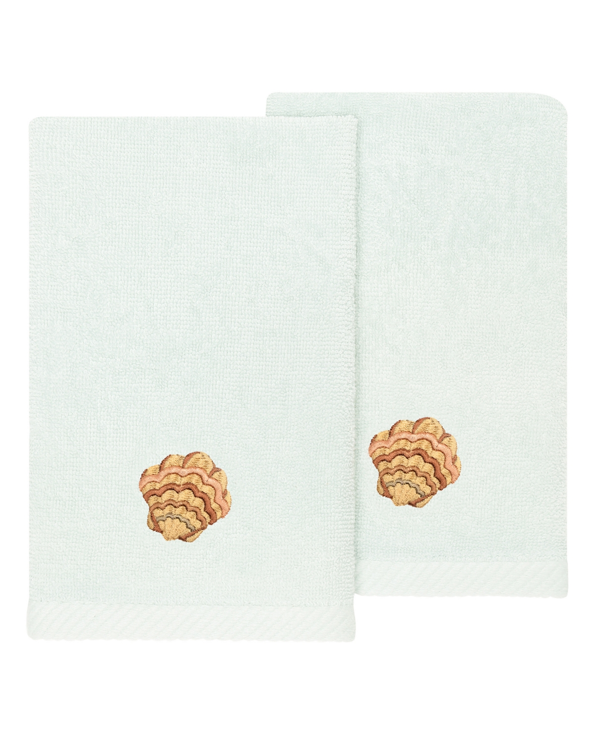 Click here for Linum Home Turkish Cotton Aaron Embellished 2-Pc.... prices