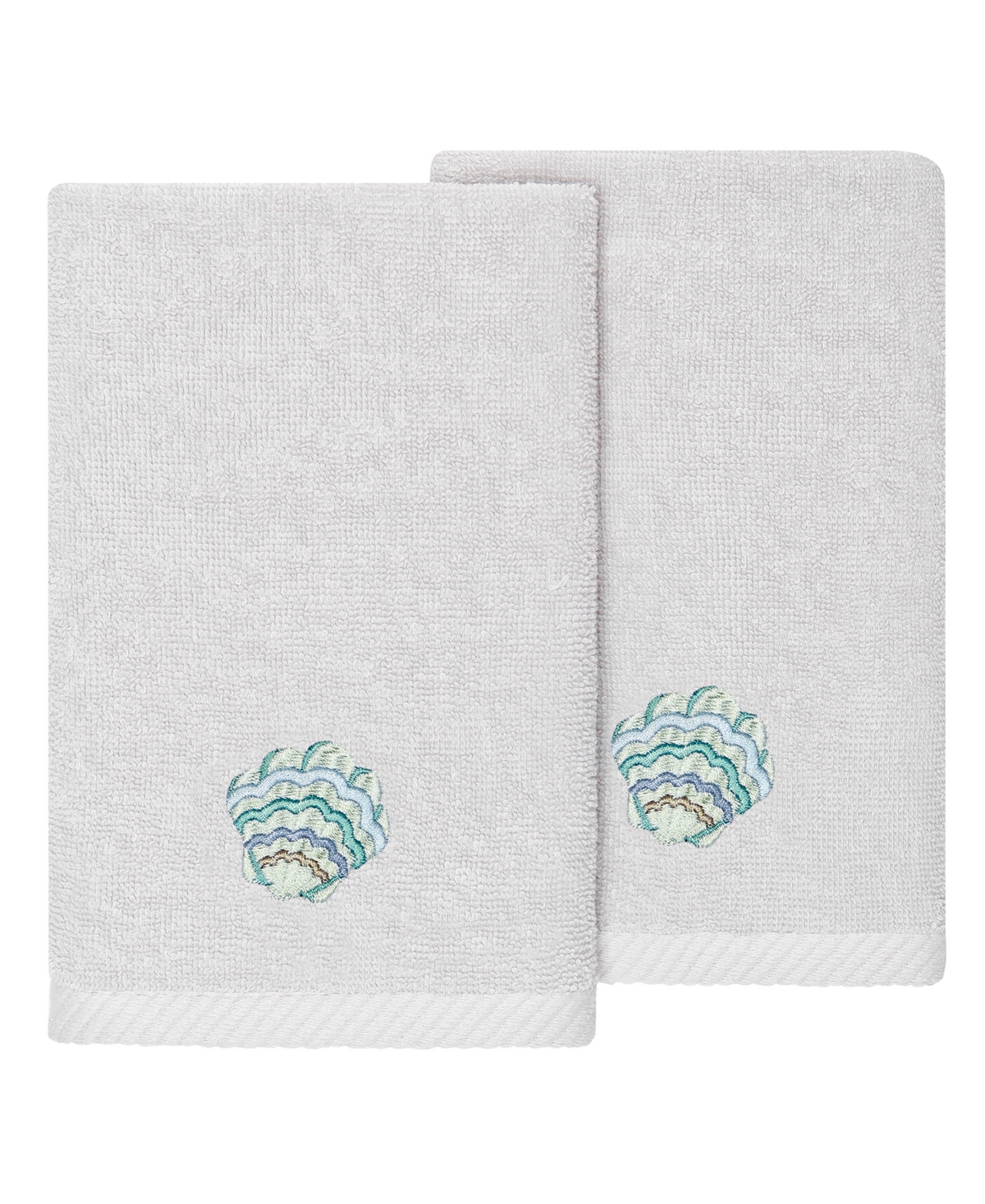 Click here for Linum Home Turkish Cotton Aaron Embellished 2-Pc.... prices