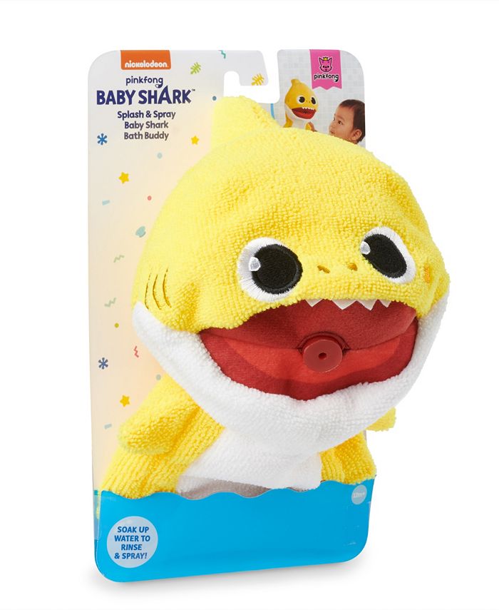 Baby Shark Macy's Pinkfong Official Splash and Spray Baby Shark Bath Buddy by WowWee - Macy's