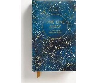 Celestial One Line a Day (Blank Journal For Daily Reflections, 5 Year ...