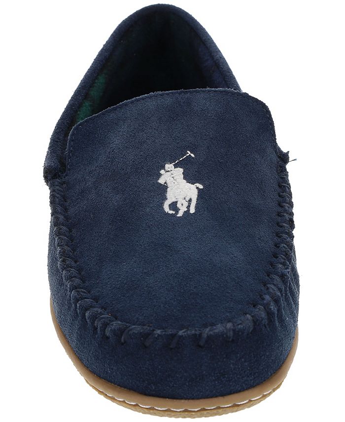 Polo Ralph Lauren Men's Collins Genuine Suede Moc Slipper - Macy's