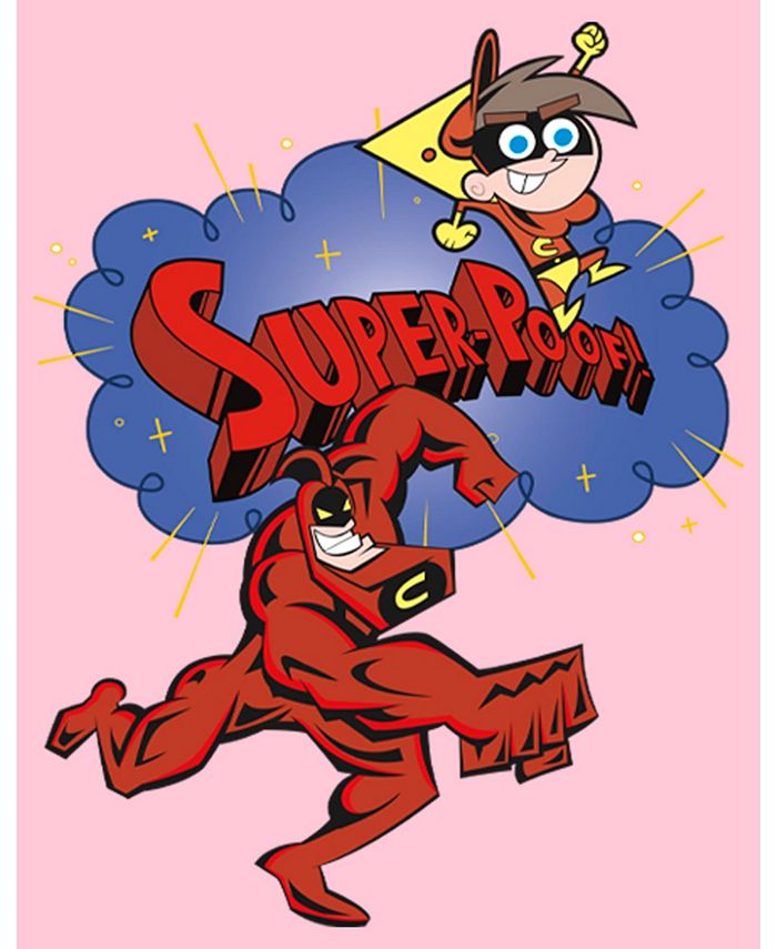 Nickelodeon Girl's The Fairly OddParents Super-Poof Hero Child T-Shirt ...