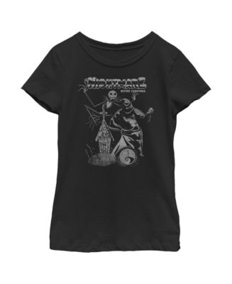 Girl's The Nightmare Before Christmas Jack and Oogie Boogie Distressed ...