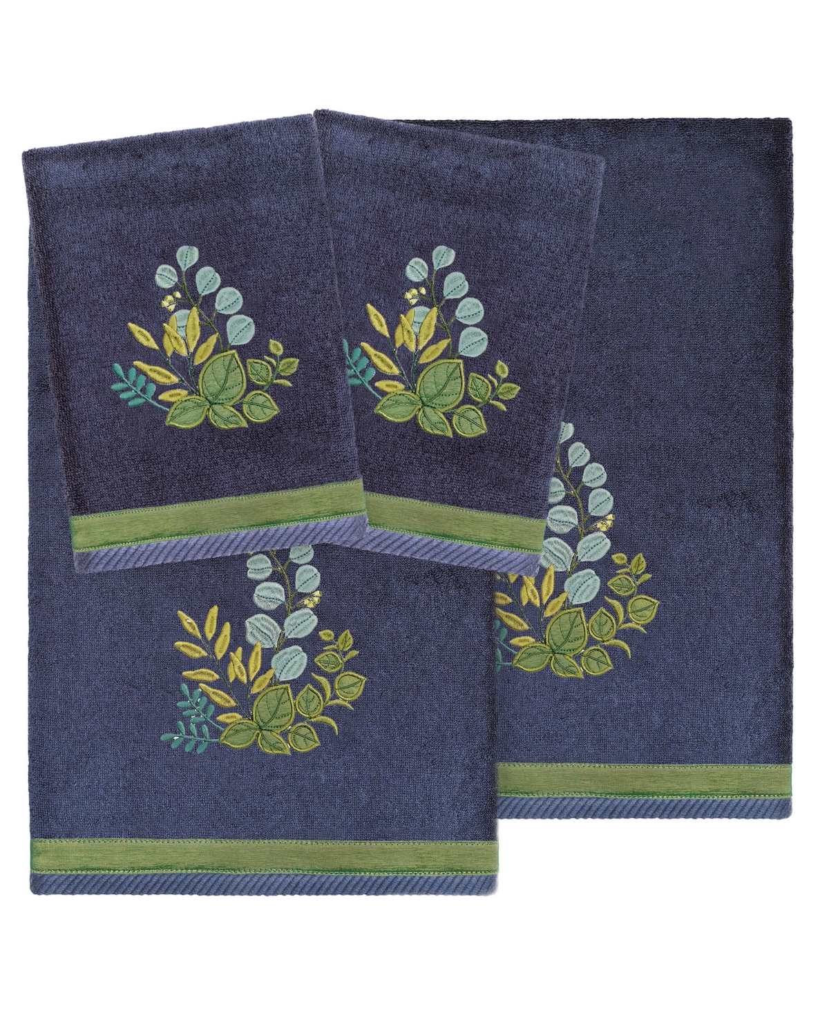 Click here for Linum Home Turkish Cotton Botanica Embellished 4-P... prices
