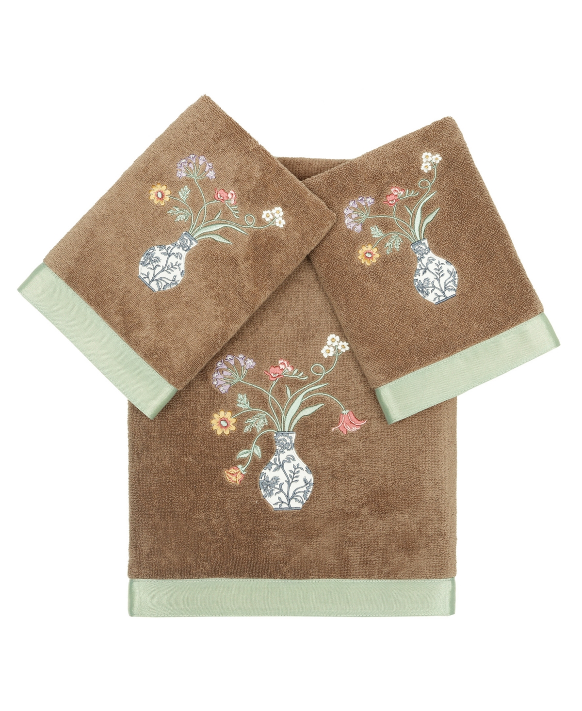 Click here for Linum Home Turkish Cotton Stella Embellished 3-Pc.... prices