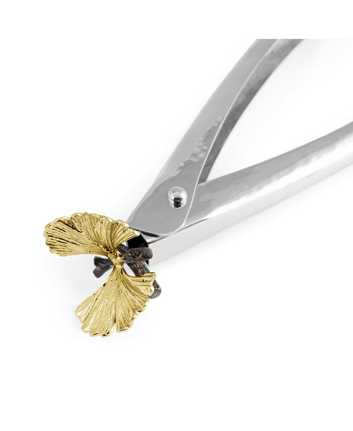 Michael Aram Butterfly Ginkgo Lock Spring Tongs, Large - Macy's