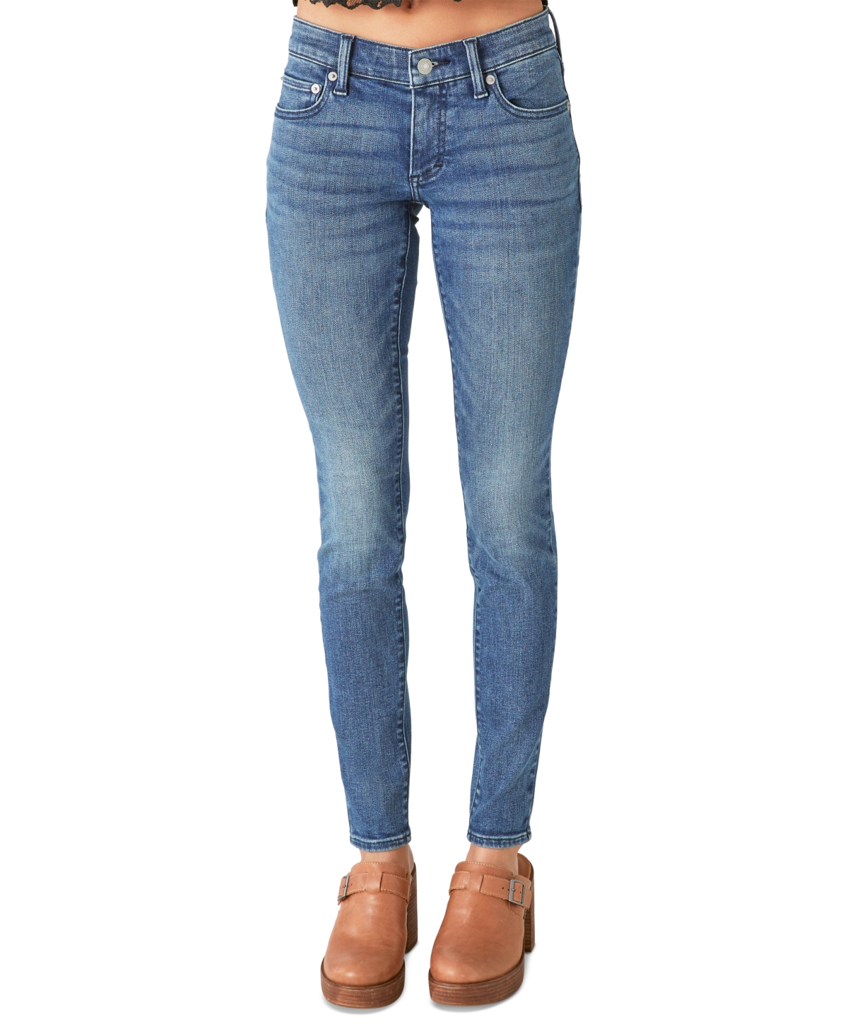 Click here for Lucky Brand Womens Lizzie Low-Rise Skinny Jeans -... prices