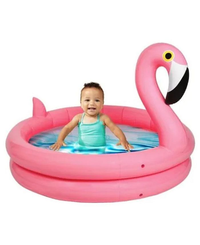 Splash Buddies Inflatable Flamingo Kids Pool - Macy's