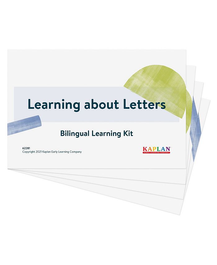 Kaplan Early Learning - Learning About Letters Learning Kit - Bilingual ...
