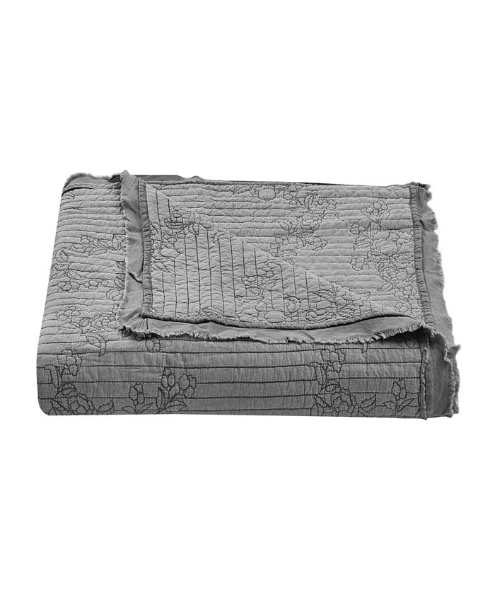 Sunham CLOSEOUT! Solid King 3 Piece Quilt Set - Macy's