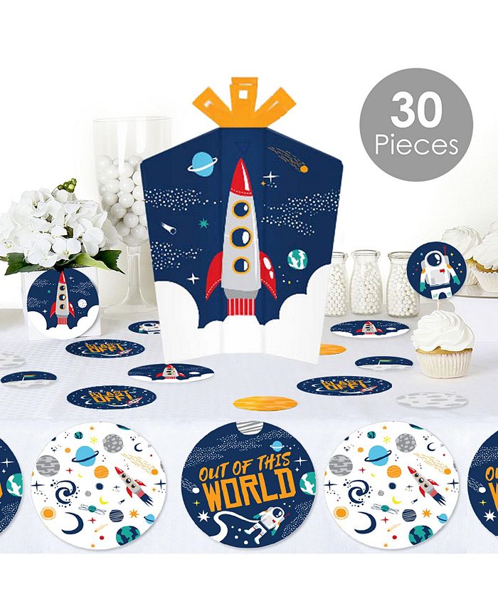 Big Dot of Happiness Blast Off to Outer Space Birthday Party Terrific ...