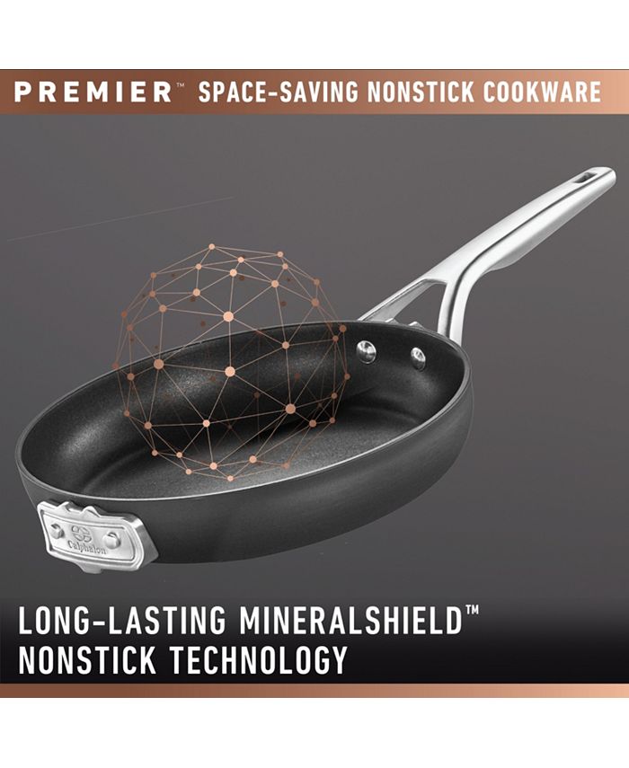 Calphalon Premier 10 Pc Space Saving Hard Anodized Nonstick Cookware
