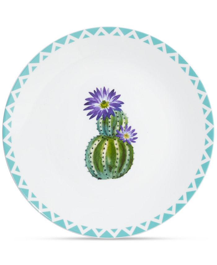 The Cellar Southwest Cactus Salad Plates, Set of 4, Created for Macy's ...