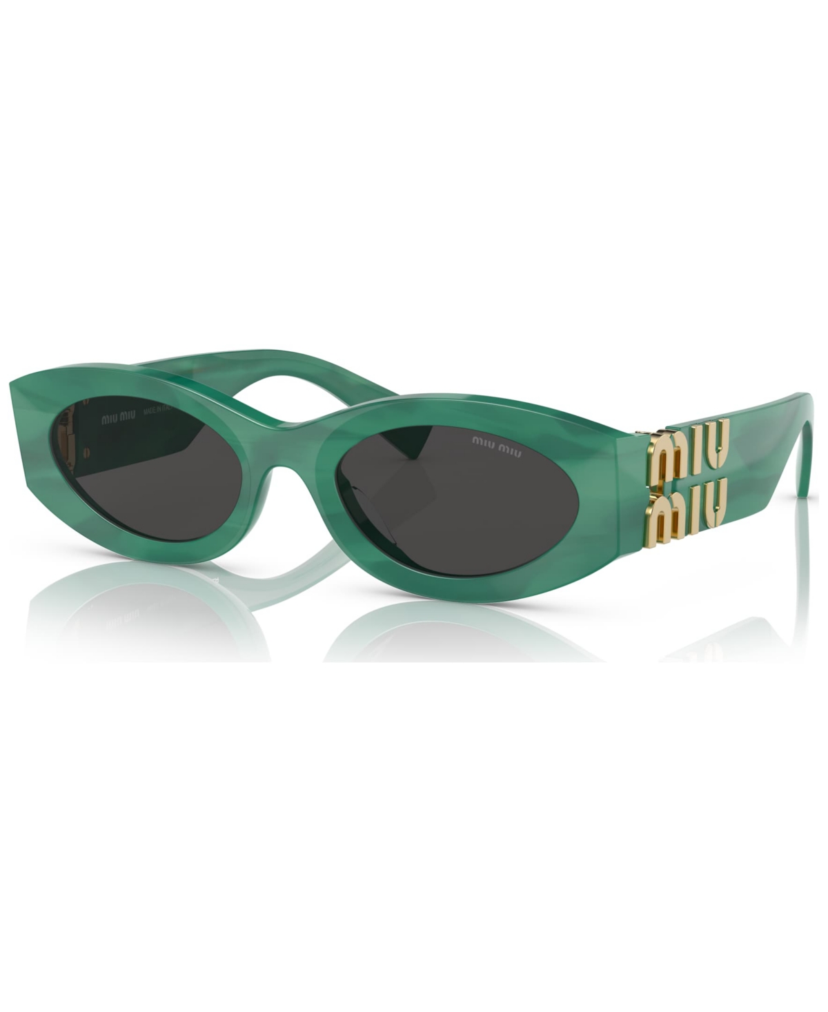 Click here for Miu Miu Womens Sunglasses  Mu 11WS - Green prices