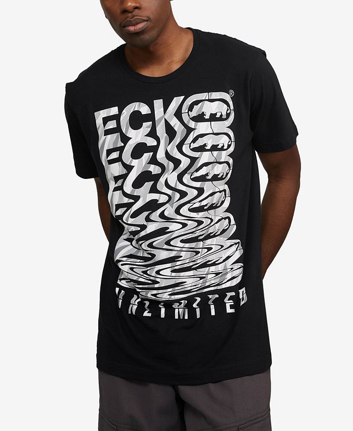 Ecko Unltd Men's Big and Tall Meltdown Graphic T-shirt - Macy's