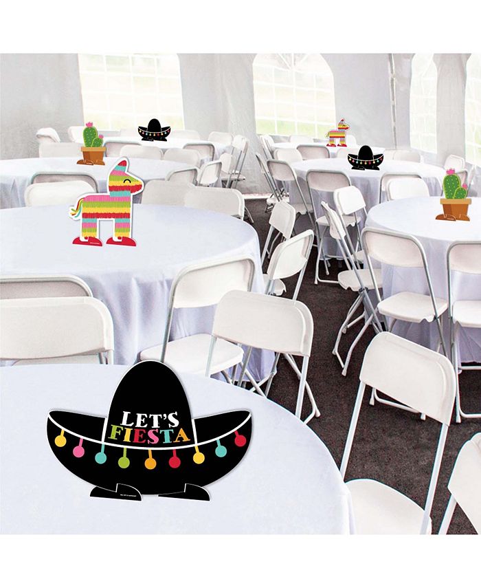 Big Dot of Happiness Let's Fiesta - Mexican Fiesta Centerpiece Table ...