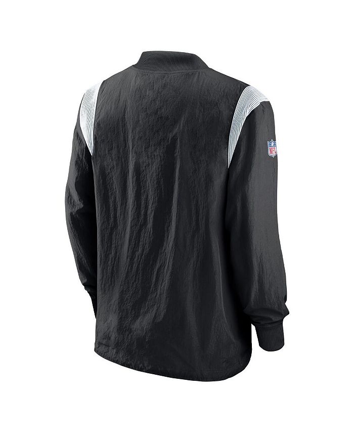 Nike Men's Black Philadelphia Eagles Sideline Athletic Stack V-neck ...