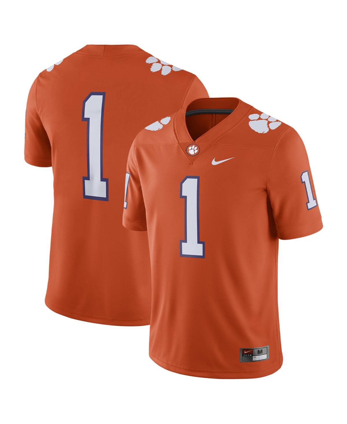 Click here for Nike Mens Clemson Tigers #1 Away Game Jersey - Ora... prices