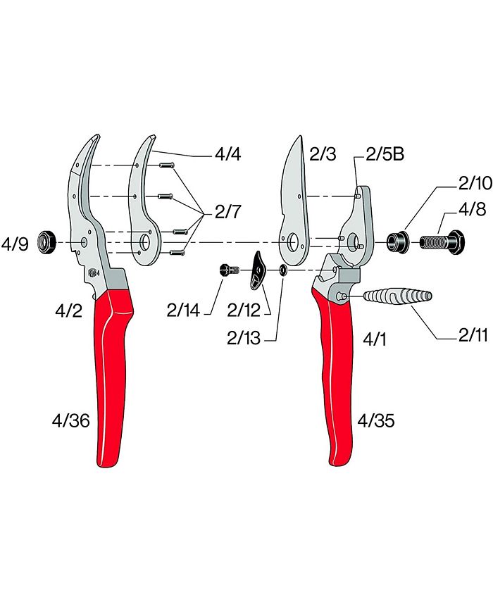 Felco F-4 High-Performance One-Hand Garden Pruning Shears - Macy's