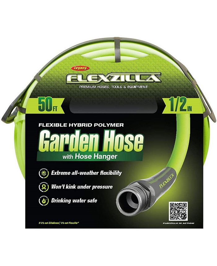 Flexon Flexzilla HFZG450YW-TV Standard Garden Hose, 0.5 Inches Width ...