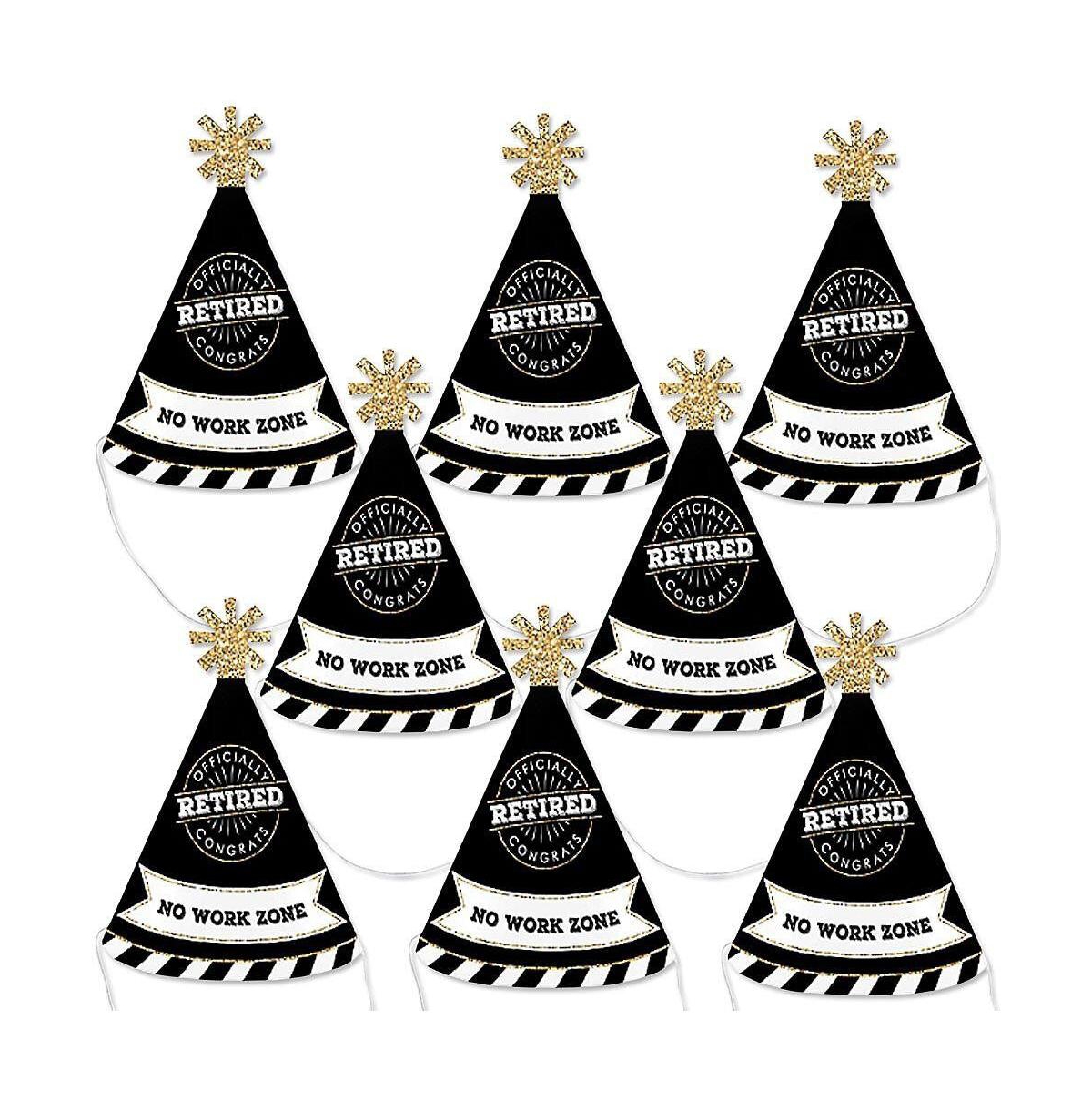 Big Dot Of Happiness Happy Retirement - Mini Cone Retirement Party Hats ...