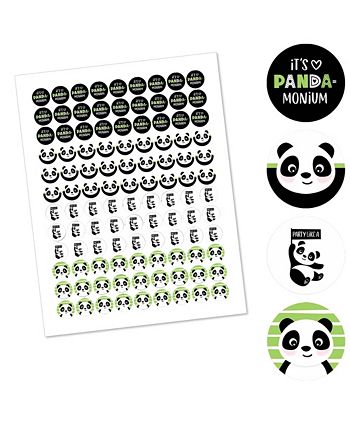 Big Dot of Happiness Party Like a Panda Bear - Party Round Candy ...