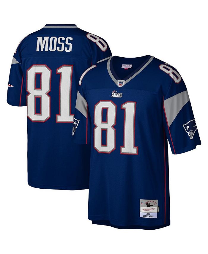 Mitchell & Ness Men's Randy Moss Navy New England Patriots Legacy ...
