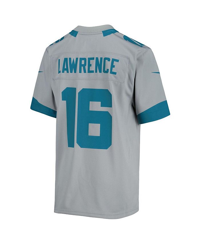 Nike Big Boys Trevor Lawrence Silver Jacksonville Jaguars Inverted Team ...