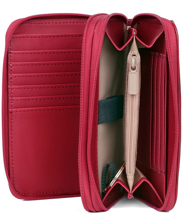 Julia Buxton Women's Heiress Double Zip Organizer Wallet - Macy's