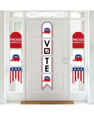 Big Dot of Happiness Republican Election Vertical Paper Banners ...