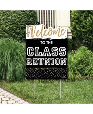 Reunited - Party Decorations - School Class Reunion Party Welcome Yard ...
