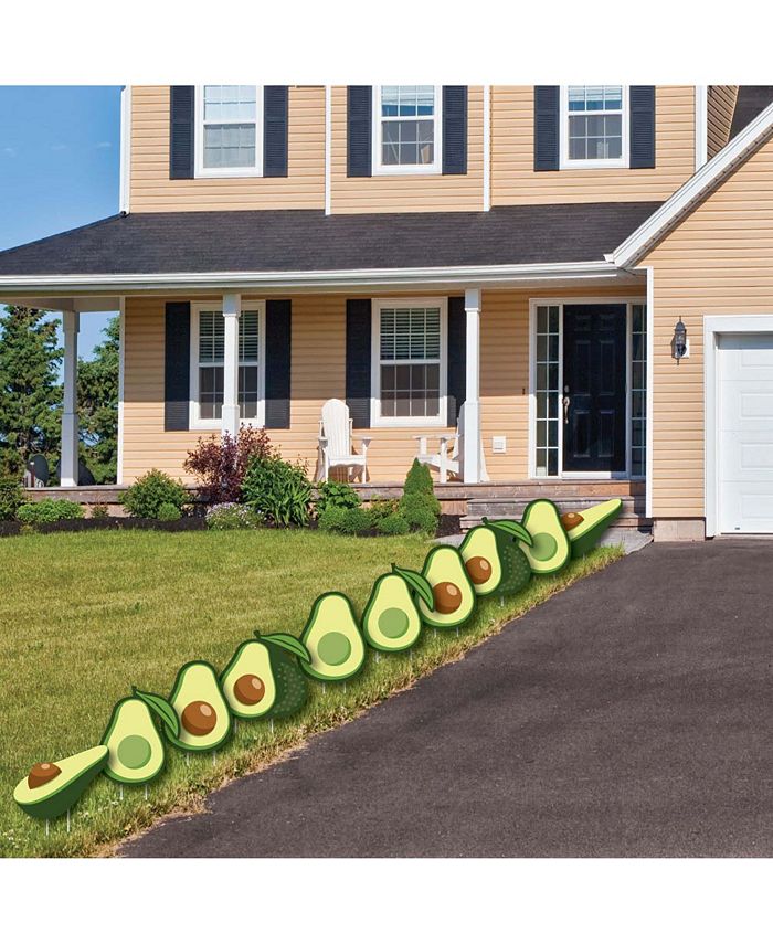 Big Dot of Happiness Hello Avocado - Lawn Decor - Outdoor Fiesta Party ...