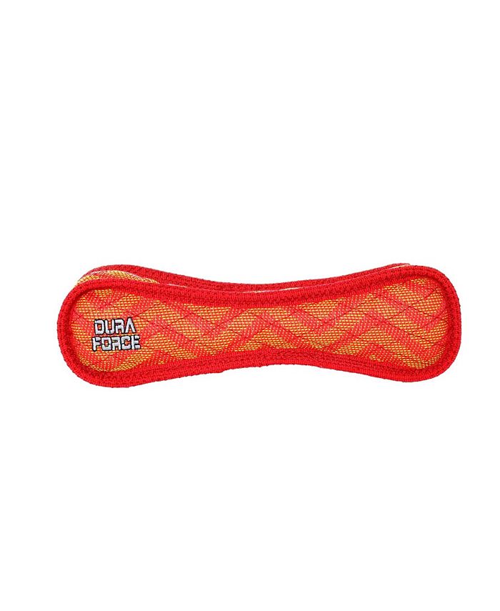 DuraForce Bone ZigZag Red-Red, Dog Toy - Macy's