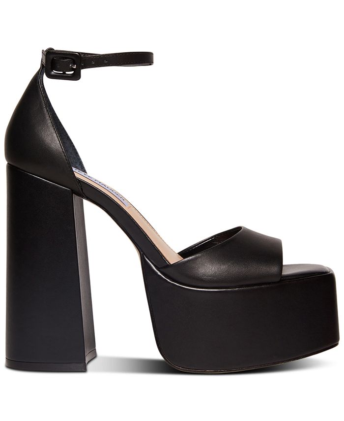 Steve Madden Women's Kassiani Ankle-Strap Platform Dress Sandals ...
