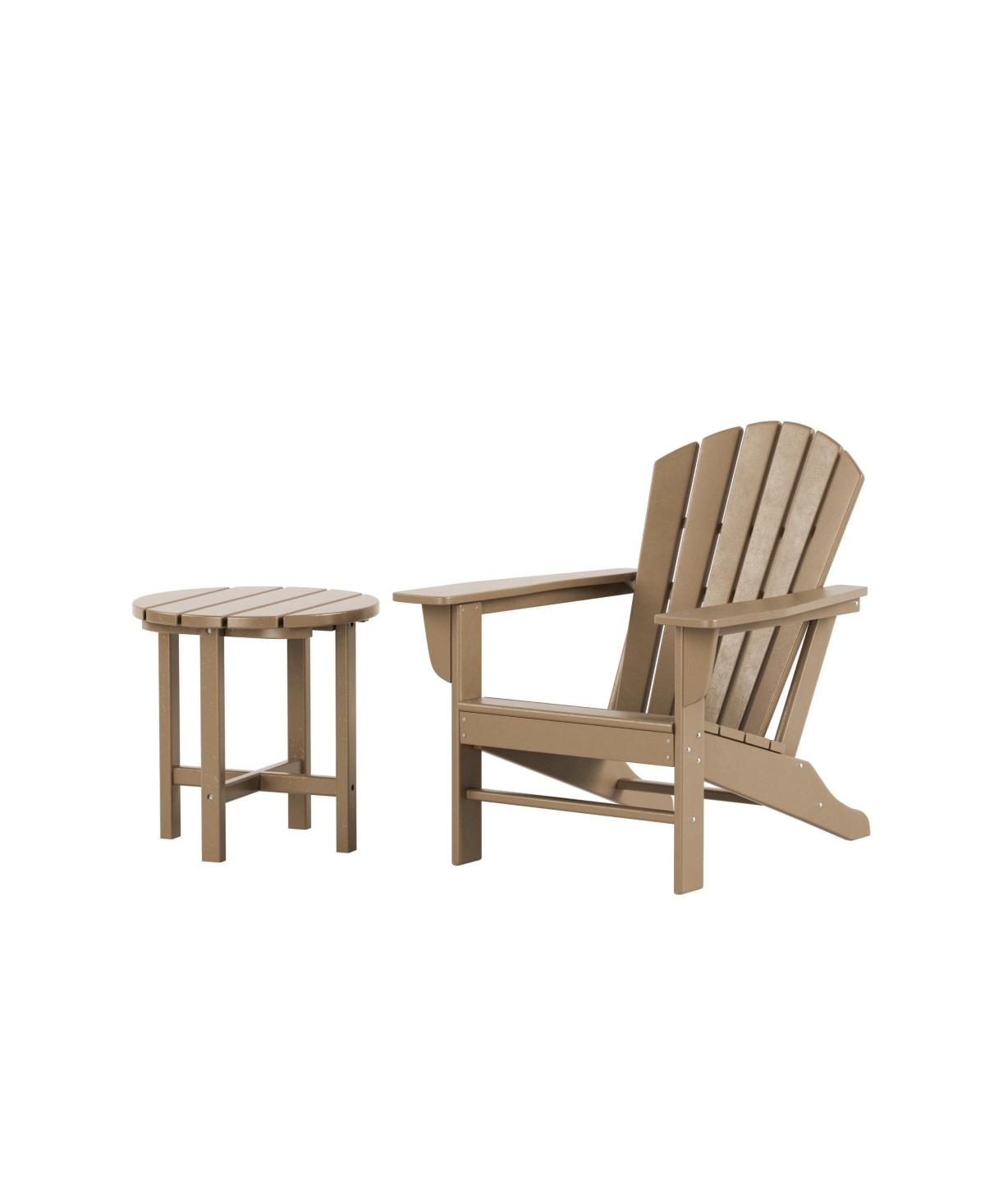 Click here for WestinTrends Outdoor Adirondack Chair with Round S... prices