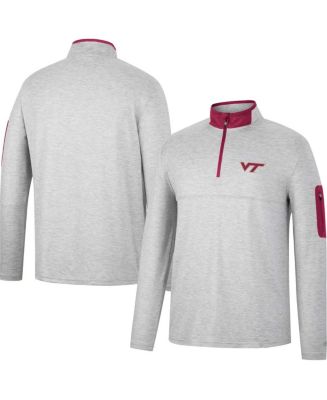 Men's Colosseum Heathered Gray, Maroon Virginia Tech Hokies Country ...