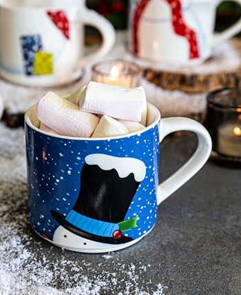 Over and Back Snowman and Santa Stackable Mugs, Set of 4 & Reviews ...