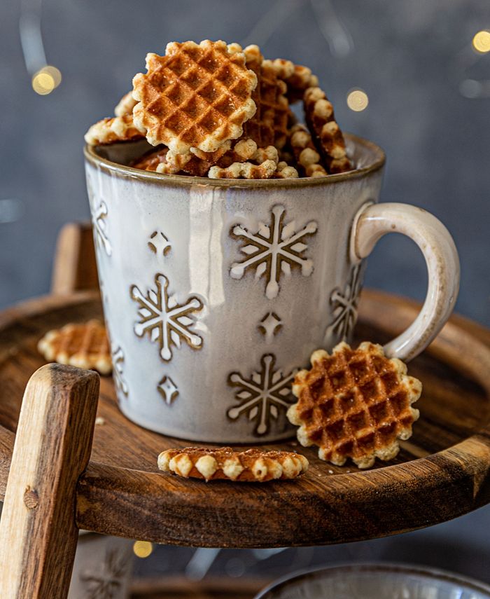 Over and Back Snowflake Mugs, Set of 4 - Macy's