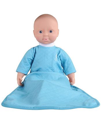 Kaplan Early Learning Soft Body 16" Doll with Blanket - Blue Outfit ...